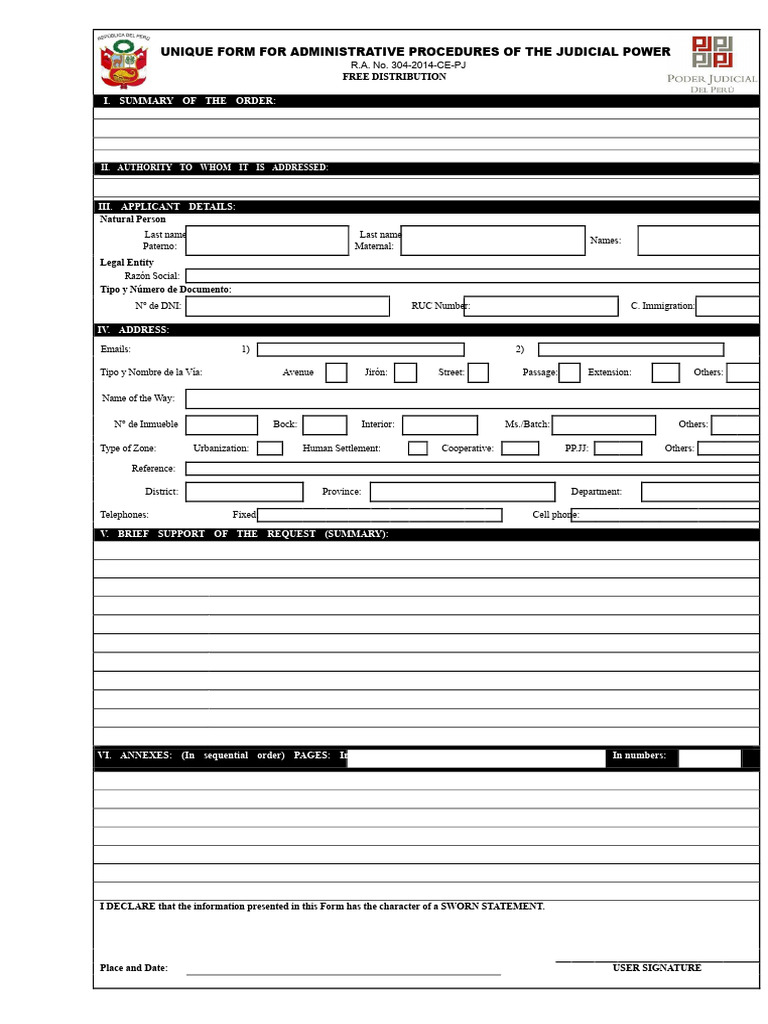 Unique Processing Format | PDF