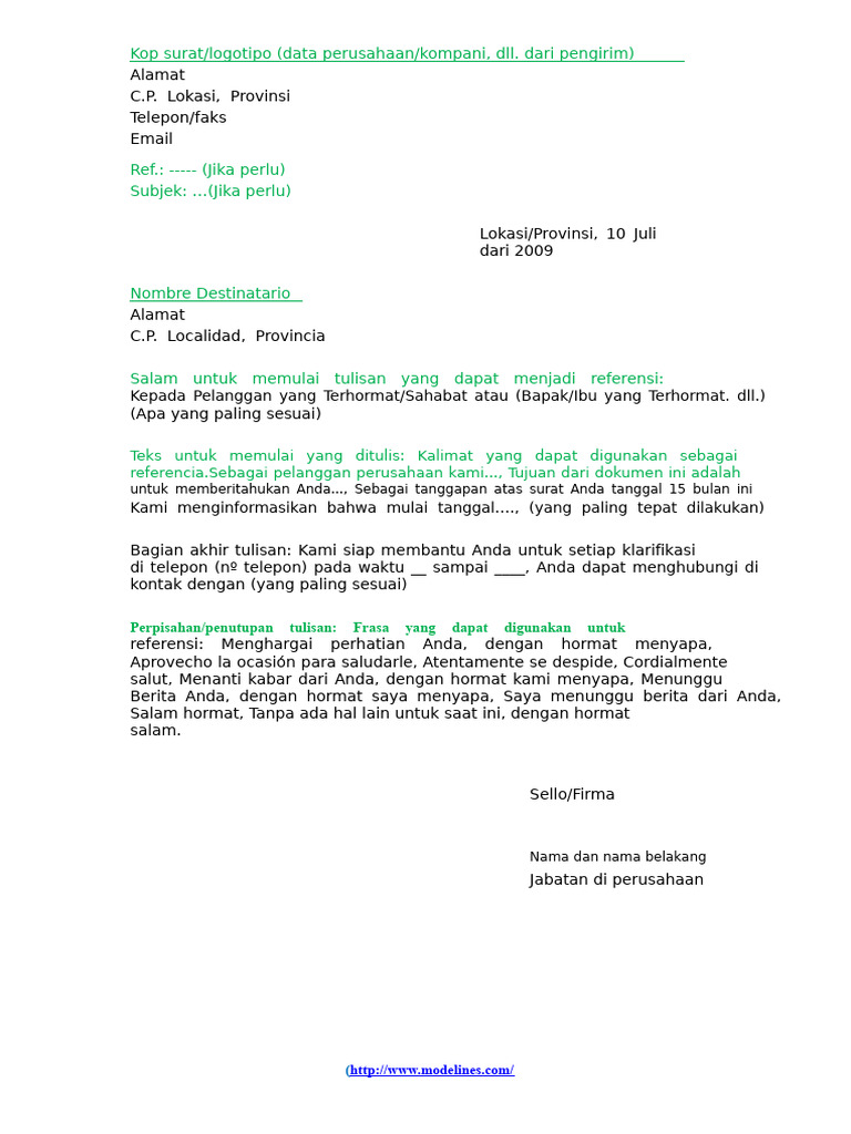 surat komersial | PDF