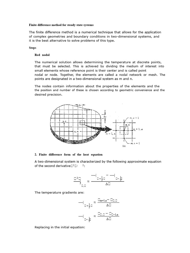 Finite Differences in Heat Transfer | PDF | Equations | Mathematical ...