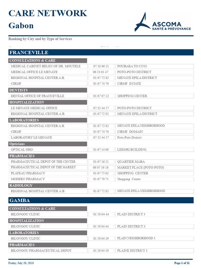 Care Network Gabon | PDF | Medicine | Health Care