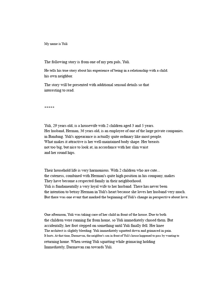 My Name Is Yuli | PDF | Human Sexuality | Sexuality