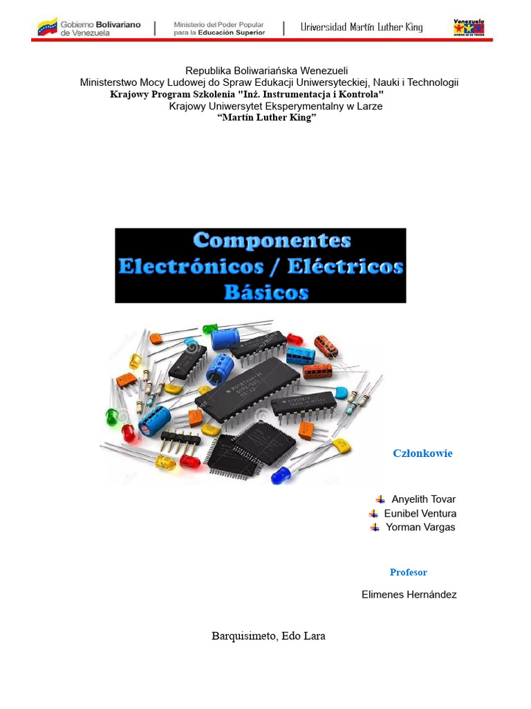 Album Komponenty Elektroniczne. | PDF