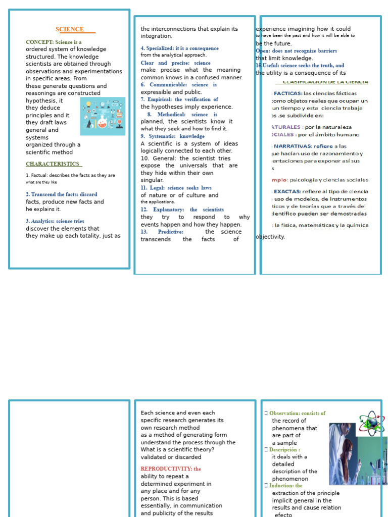 The Science Triptych | PDF | Scientific Method | Science