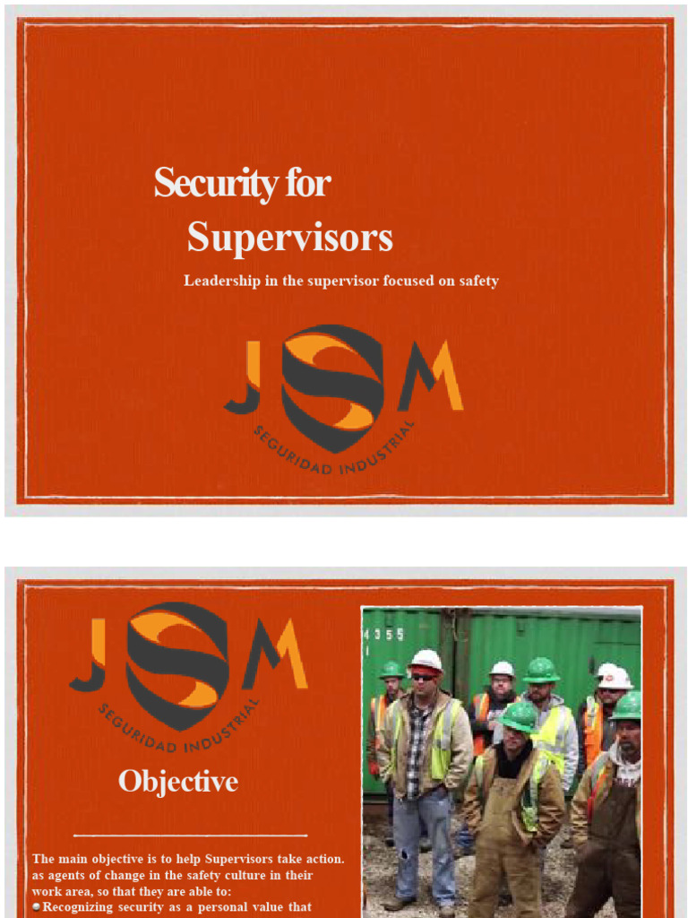 Safety Supervisors | PDF | Safety | Leadership