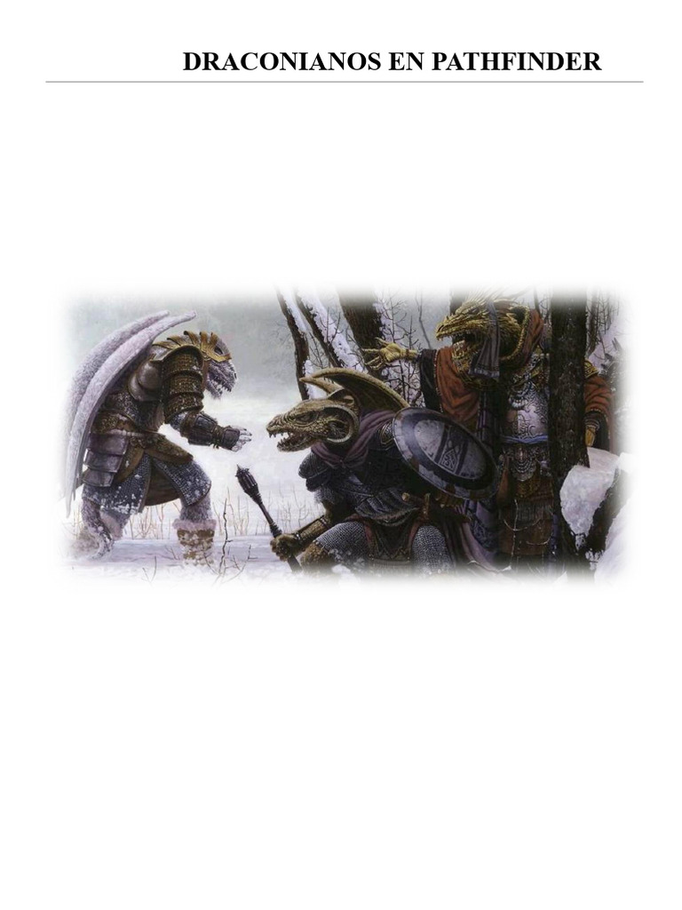Draconianos de Pathfinder | PDF