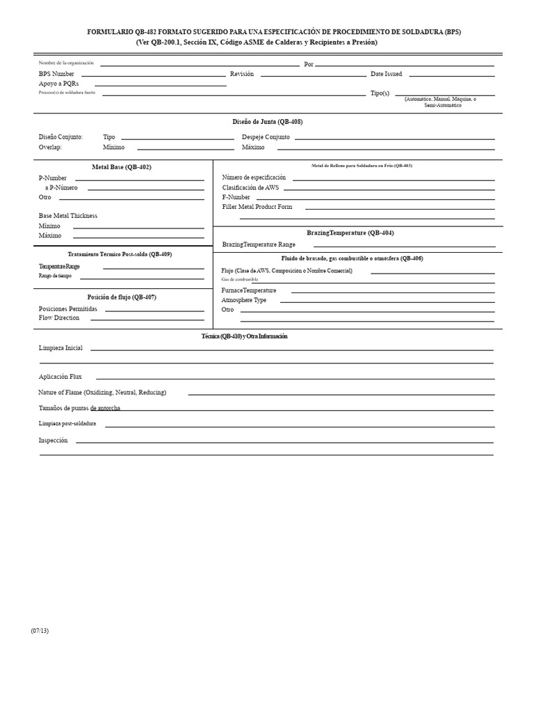 BPVC Ix QB-482 | PDF | Soldadura | Construcción