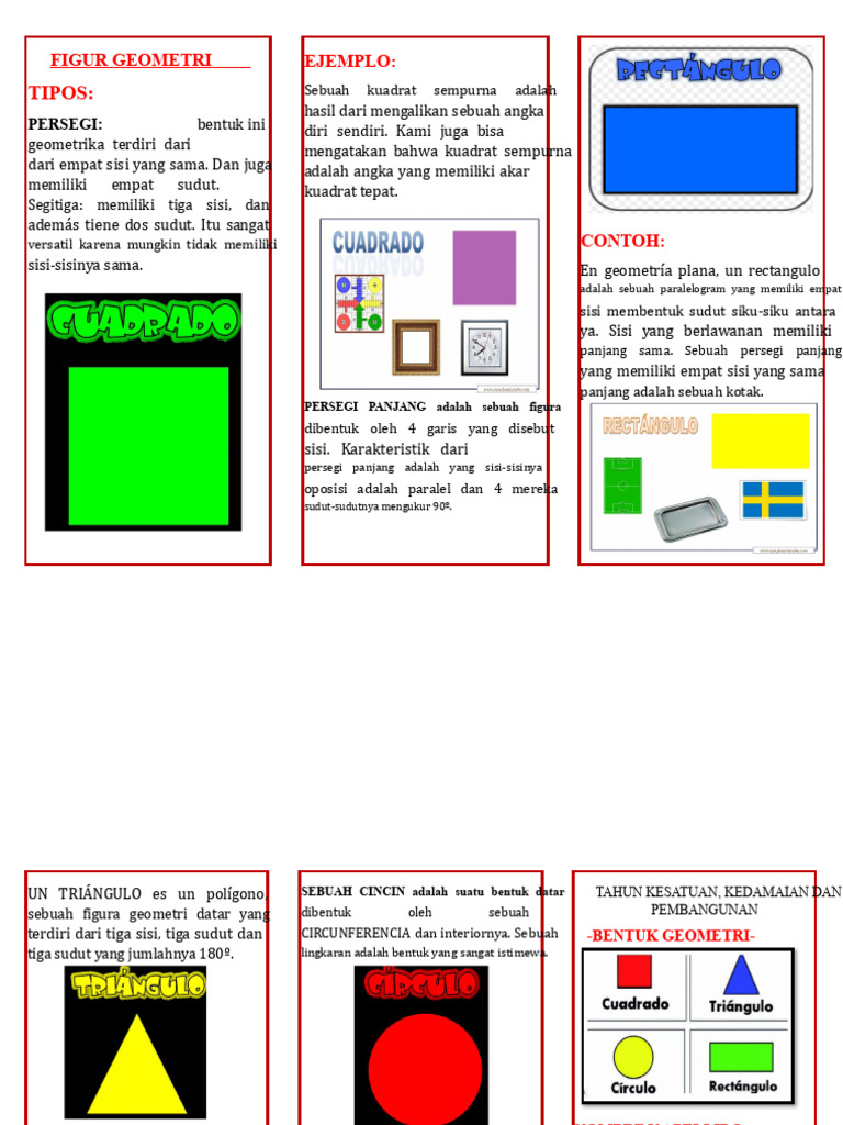 Jenis-Jenis Figur Geometri Dasar | PDF