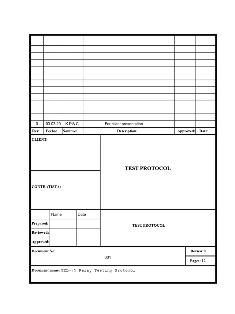 Test Protocol For Relay Sel-751 | PDF | Frequency | Electronic Engineering