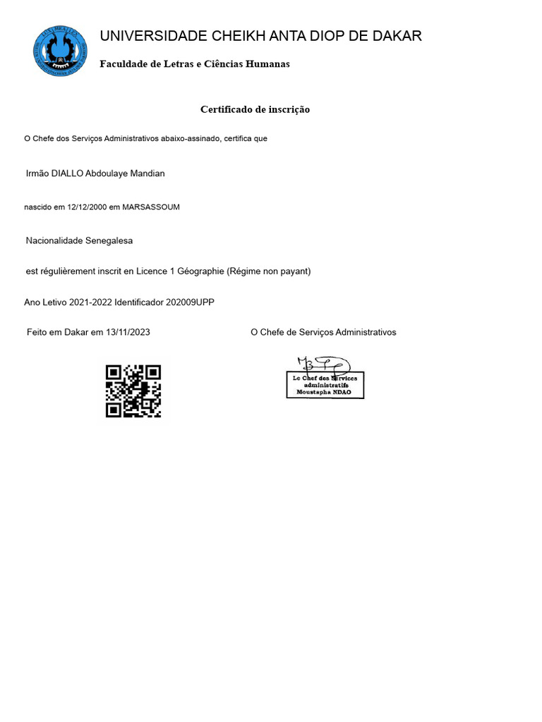 Certificado Ucad | PDF