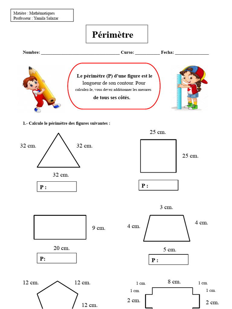 Guide Périmètre 3 Basique | PDF | Géométrie | Géométrie euclidienne