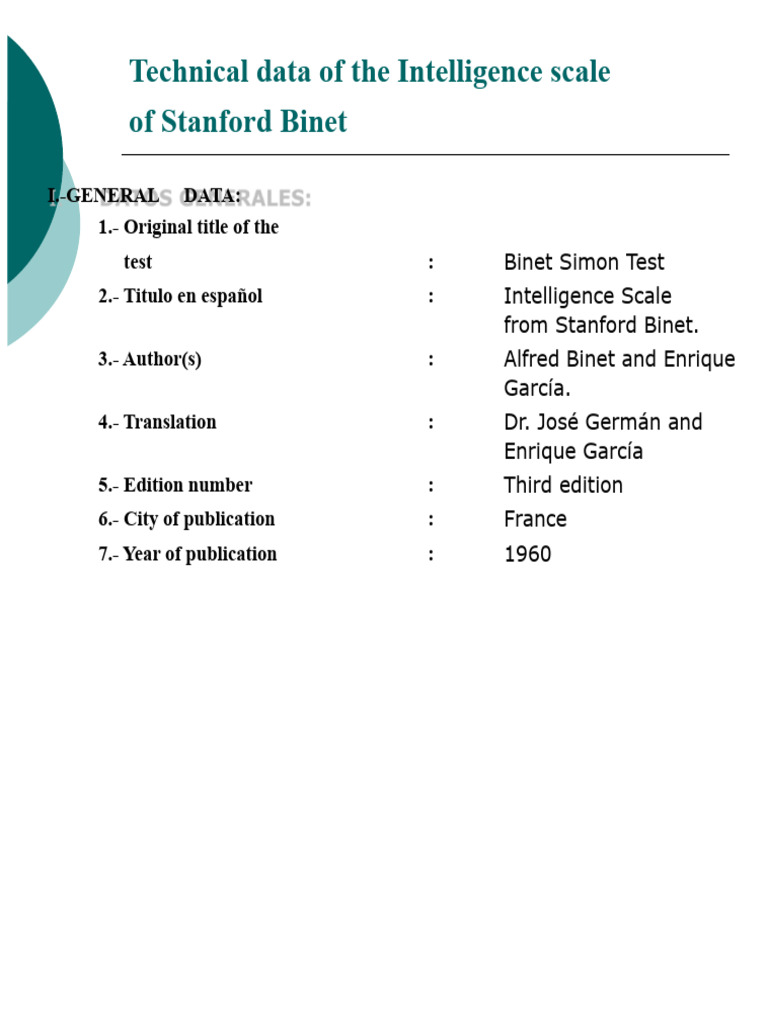 Stanford-Binet Expo | PDF | Intelligence Quotient | Intelligence