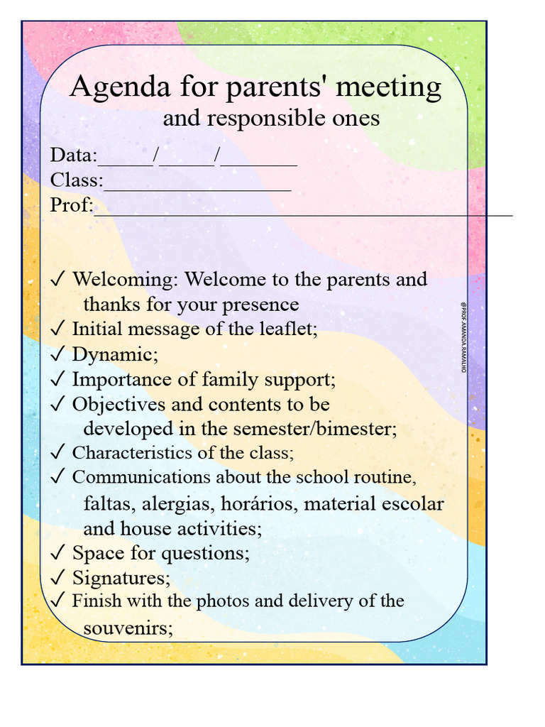Meeting Kit For Parents Back To School 1 1 c3ggmx | PDF