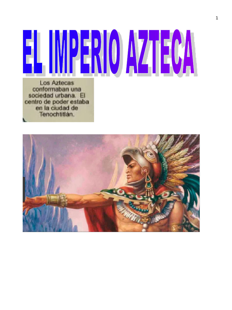 The Aztecs Poster | PDF