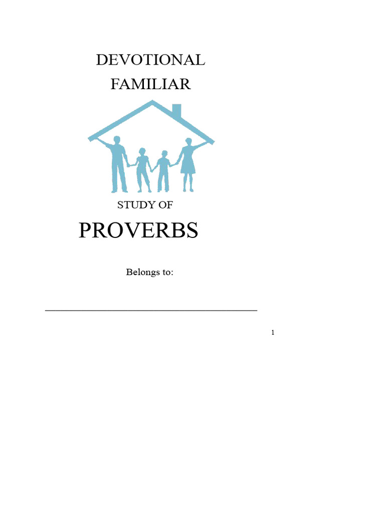 Proverbs Devotional: Wisdom for Life | PDF | Book Of Proverbs | Wisdom