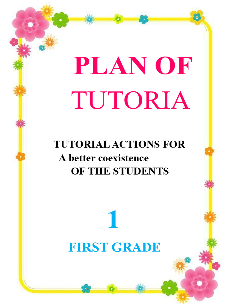 1st TUTORING PLAN 2023 | PDF | Curriculum | Teachers