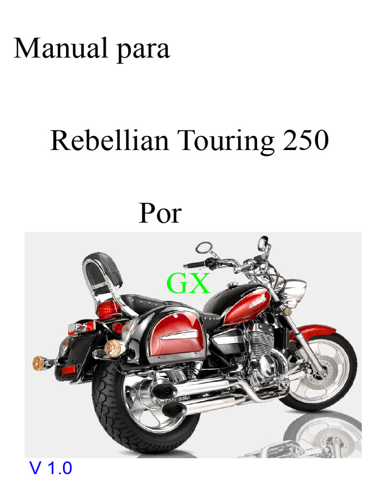 Manual Rebellian Touring 250 | PDF