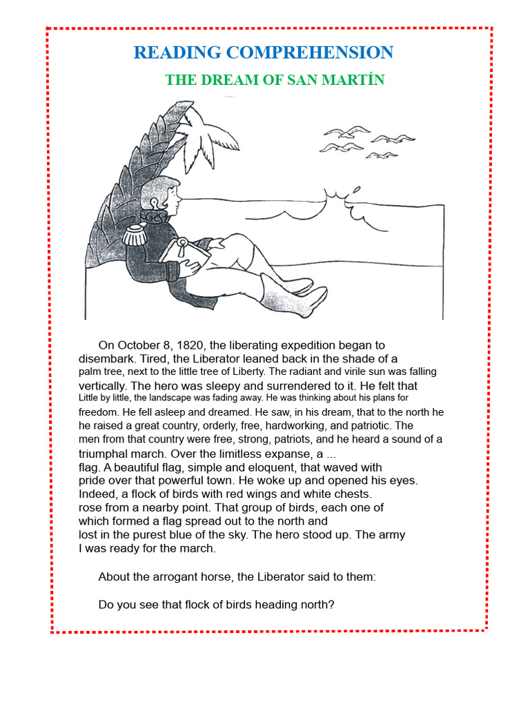 Reading Comprehension Flag Day | PDF
