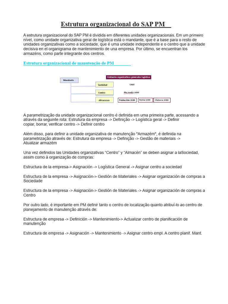 Criação de Pontos de Medida No SAP PM | PDF | Medição | Transação em ...