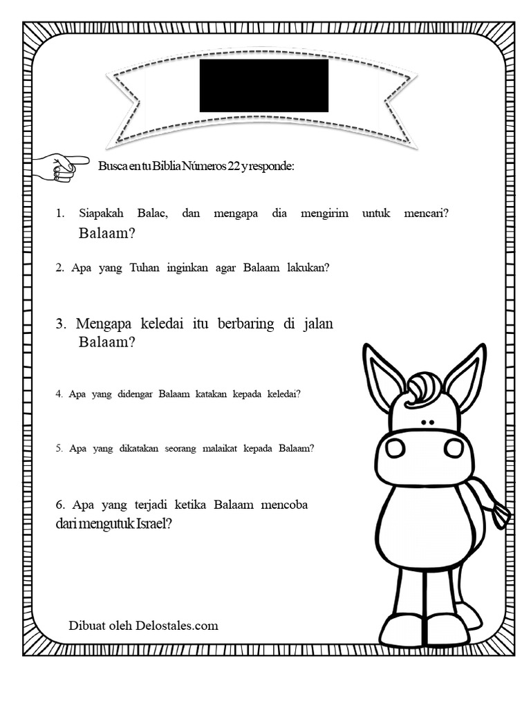 Balak Dan Bileam | PDF