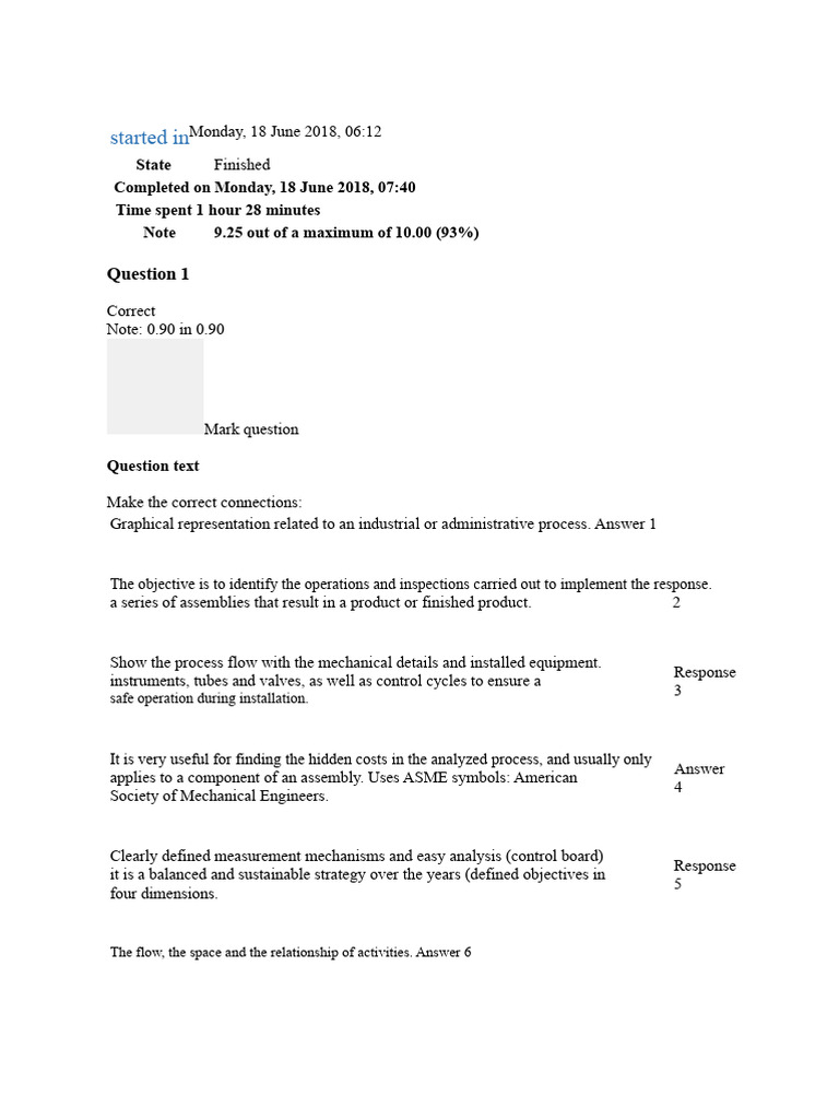 EXAM - Industrial Process Engineering | PDF | Supply Chain