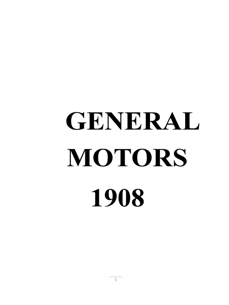 General Motors History | PDF | General Motors | Opel
