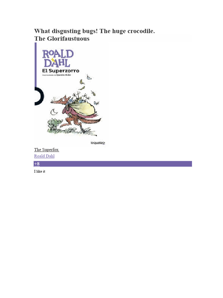 What Disgusting Bugs. | PDF