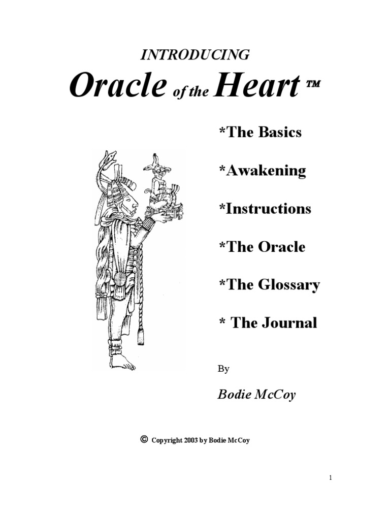 Oracle of The Heart | PDF | Soul | Prayer