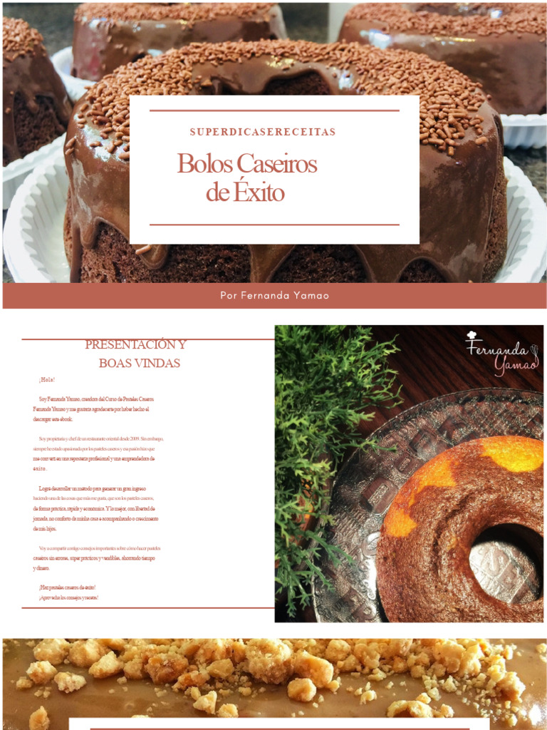 Pasteles Caseros | PDF | Pasteles | Yogur