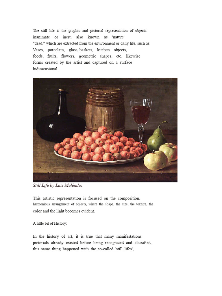 Understanding Still Life Artistry | PDF | Still Life | Visual Arts