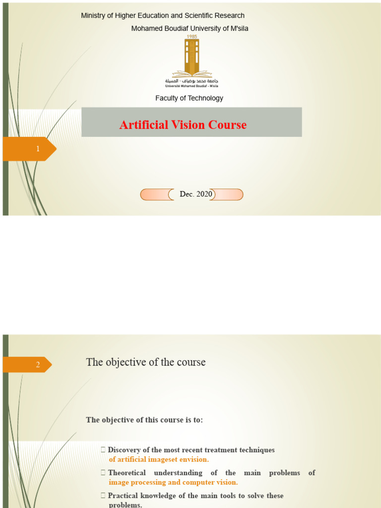 1 Introduction To Computer Vision | PDF | Computer Vision | Image Segmentation