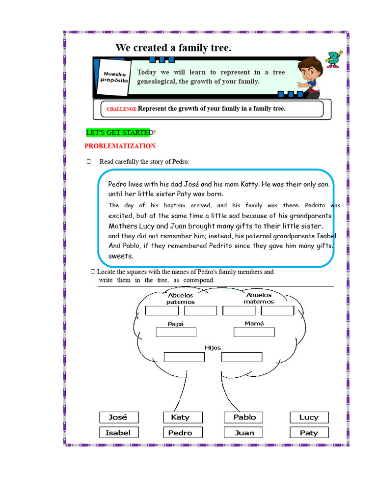 Family Tree Card | PDF | Genealogy | Kinship And Descent