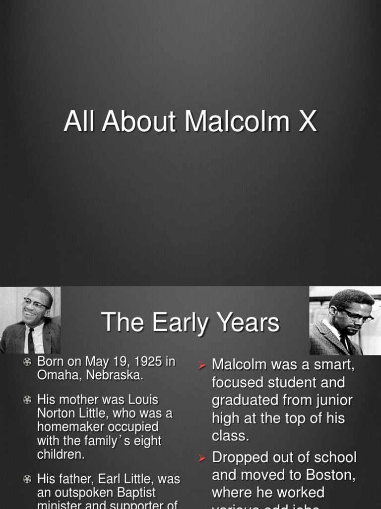Malcolm X | PDF | Malcolm X | Identity Politics