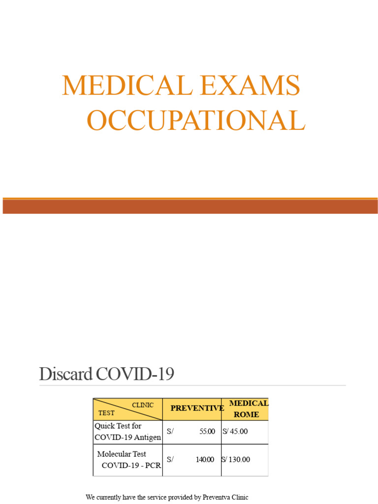EMO Costs | PDF | Physical Examination | Medical Specialties