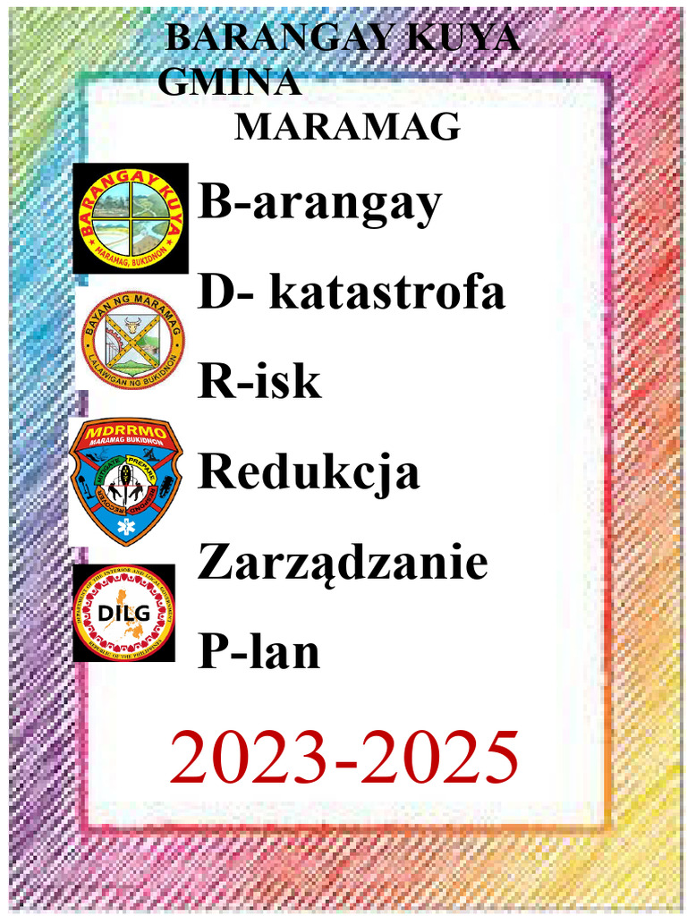 SZABLON BDRRMP 2023-2025 | PDF