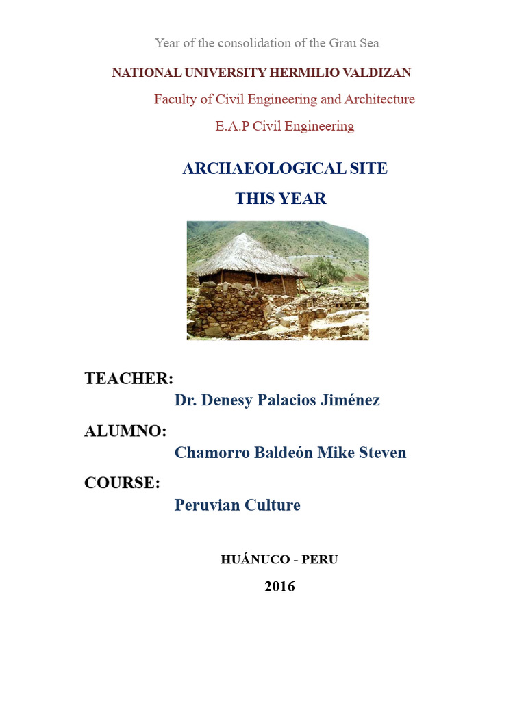 Archaeological Significance of Kotosh | PDF | Temple | Peru