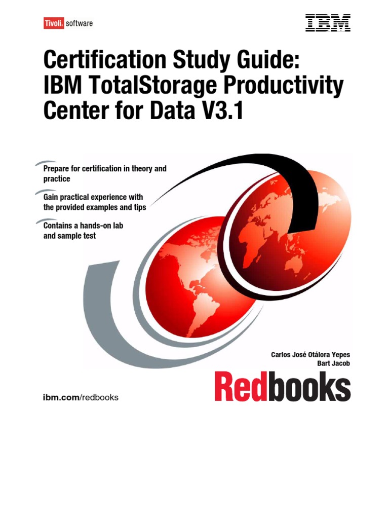 Certification Study Guide IBM Total Storage Productivity Center V3.1 ...