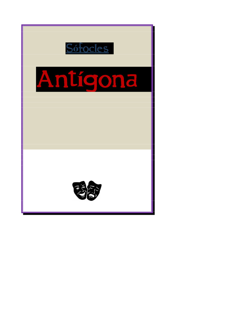 Antigone Monologues | PDF | Oedipus | Theban Mythology