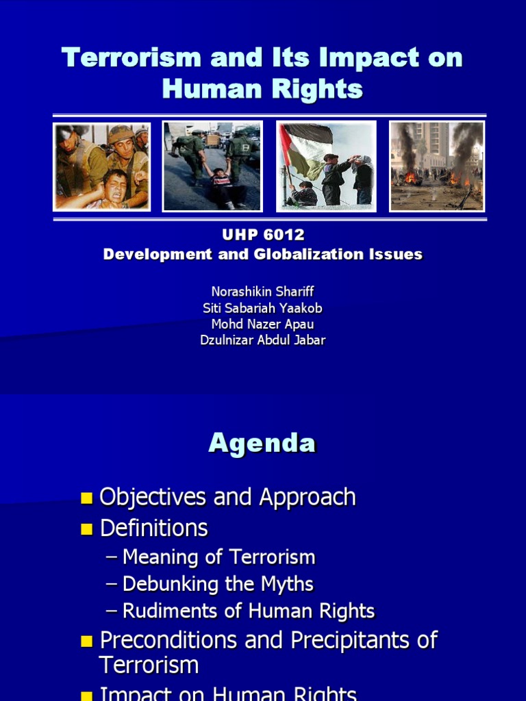 Terrorism And Human Rights Pdf Human Rights Natural And Legal Rights