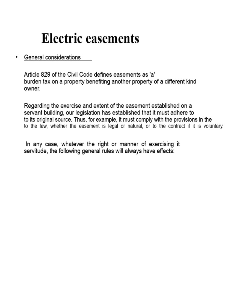 Understanding Electric Easements and Rights | PDF | Easement | Property