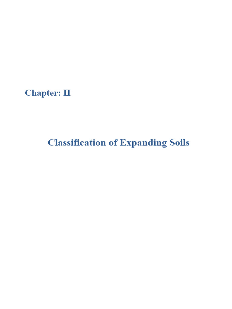 Classification of Swelling Soils | PDF | Deformation (Engineering) | Soil