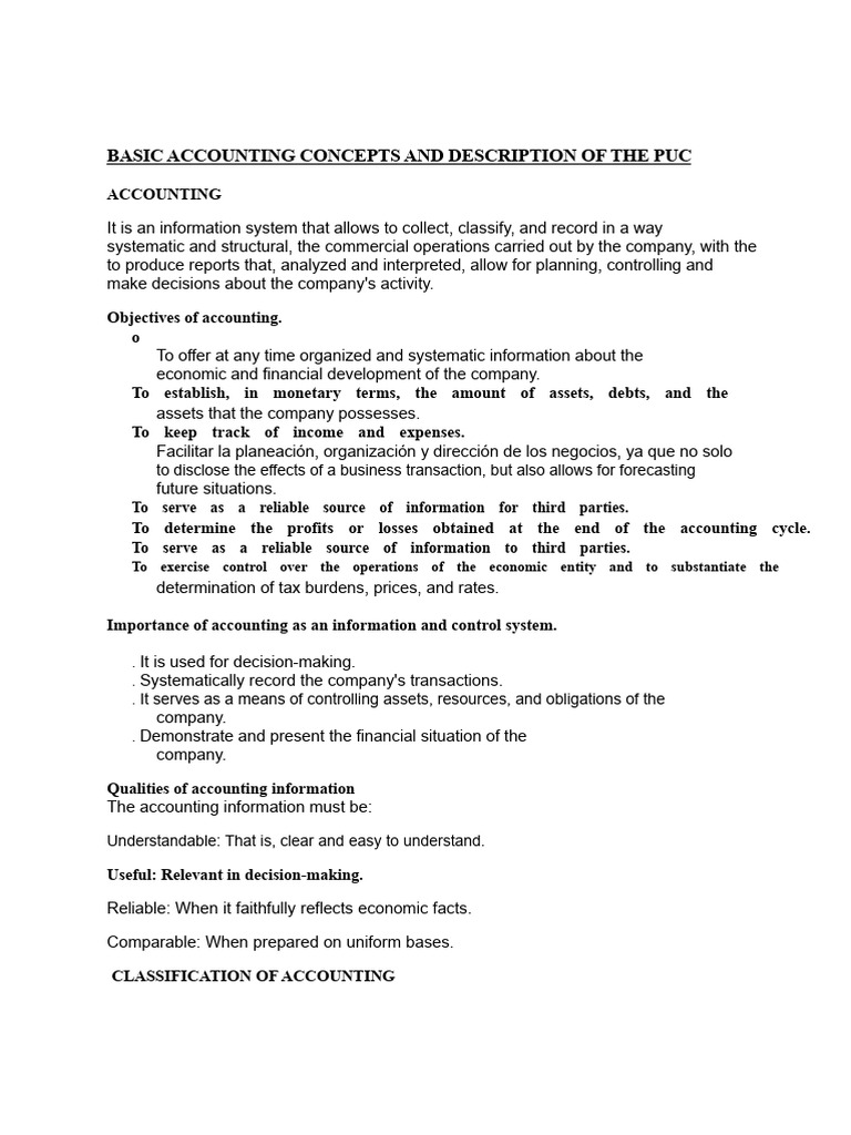 Accounts, Dynamic Chart of Accounts and Nature of Accounts | PDF ...