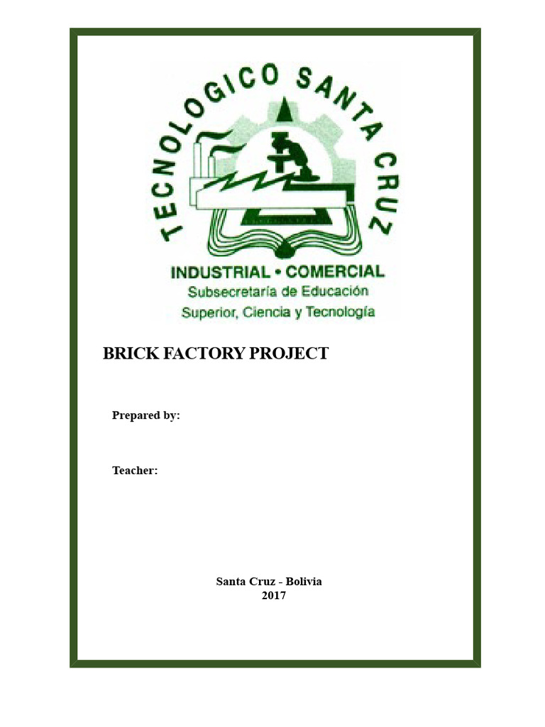 Brick Factory Project | PDF | Balance Sheet | Expense