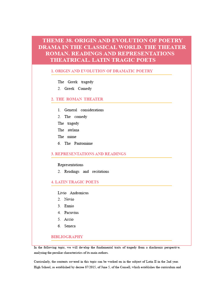38. Dramatic poetry | PDF | Tragedy