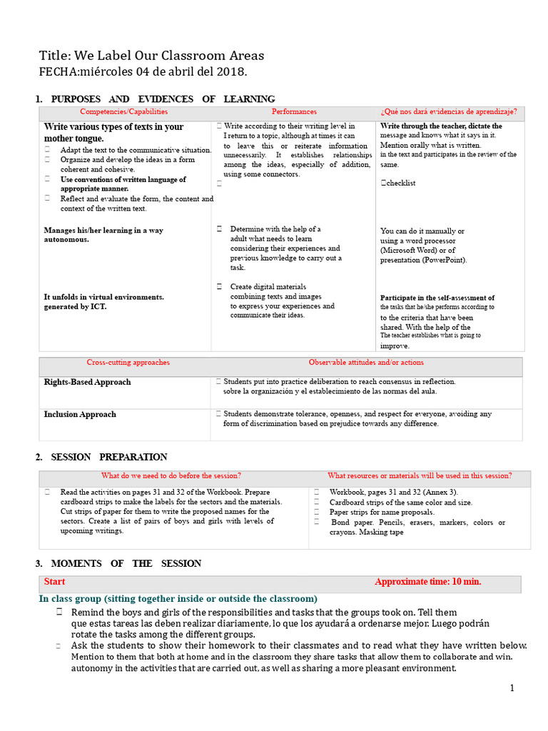 We Label the Sectors | PDF | Classroom | Hypothesis