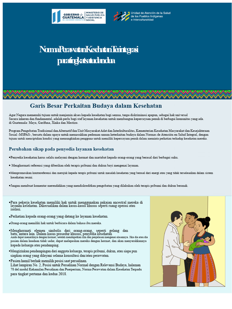 Norma Kesesuaian Budaya Dalam Kesehatan | PDF