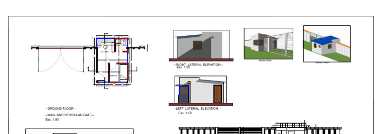 004 Architectural Plans Perimeter Wall | PDF