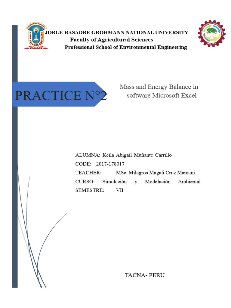 Mass and Energy Balance in Excel | PDF | Spreadsheet | Equations
