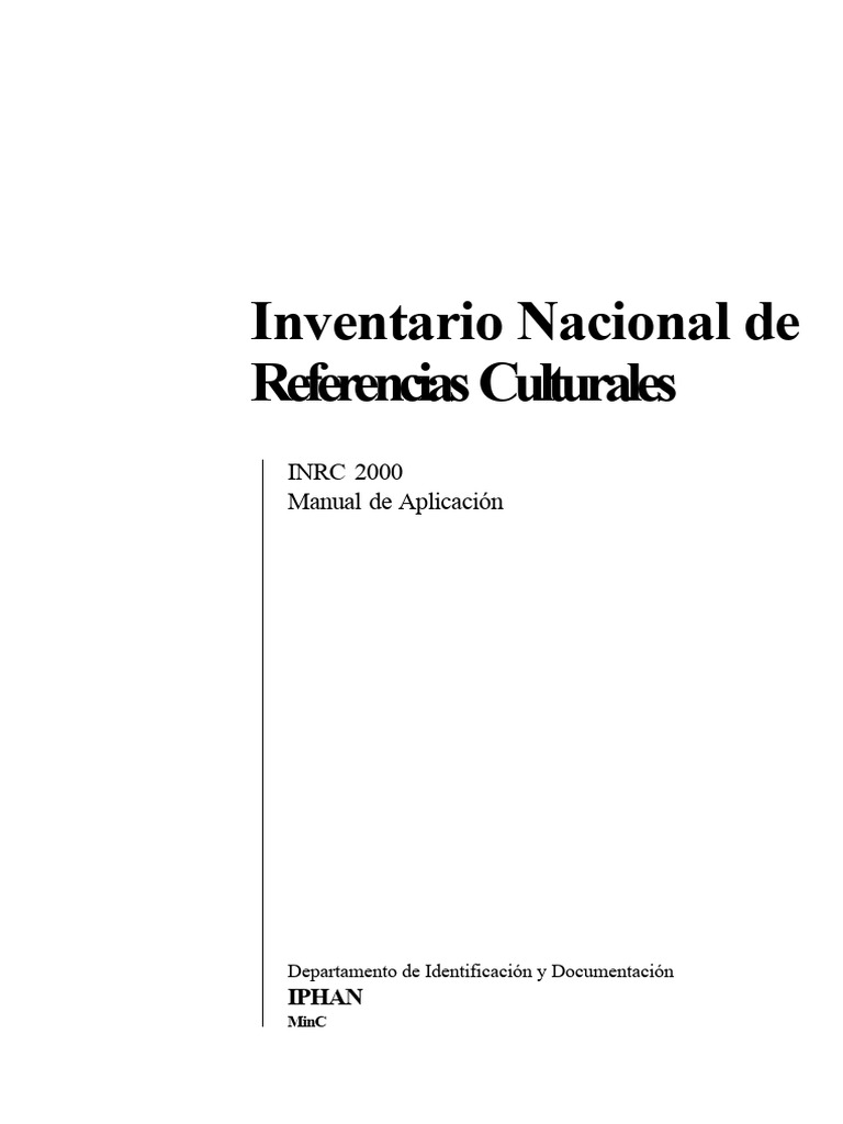 Manual INRC | PDF | Filosofía del lenguaje | Educación en artes liberales