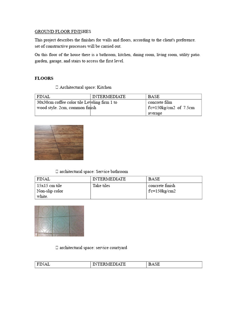 Ground Floor Finishes | PDF | Plaster | Paint