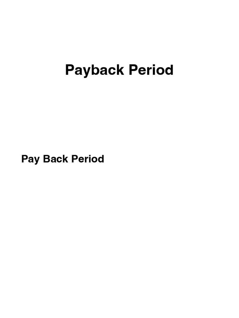 Payback Period Copy 3-Pages-1 | PDF